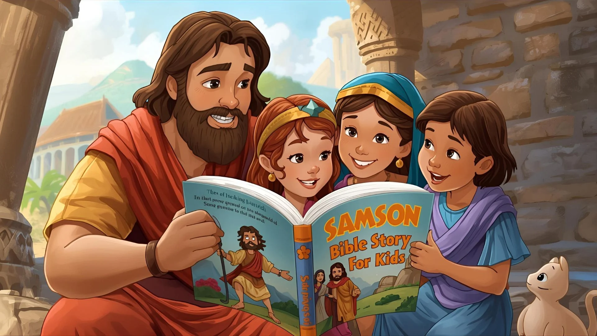 Samson Bible Story for Kids – Best 2025 Retelling with Morals